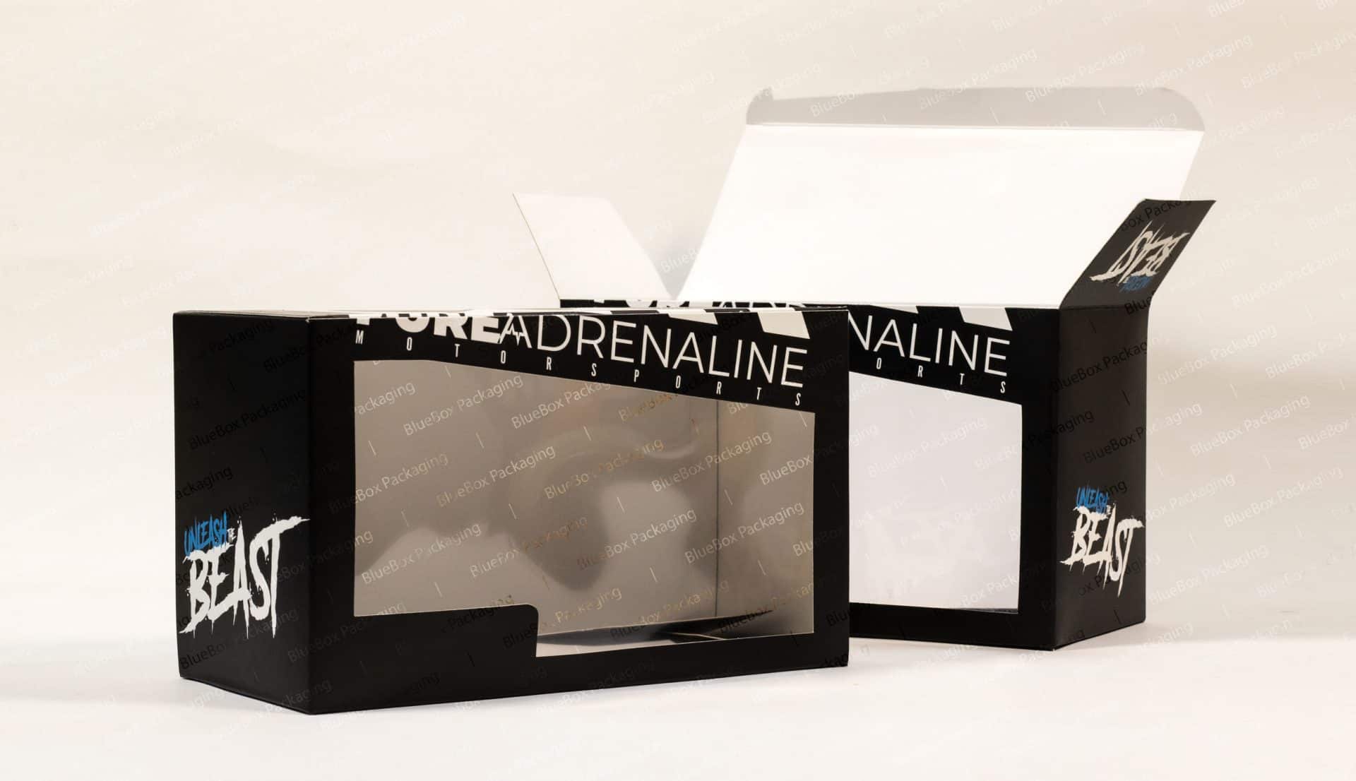 Custom Window Boxes at Wholesale Rates | Blue Box Packaging